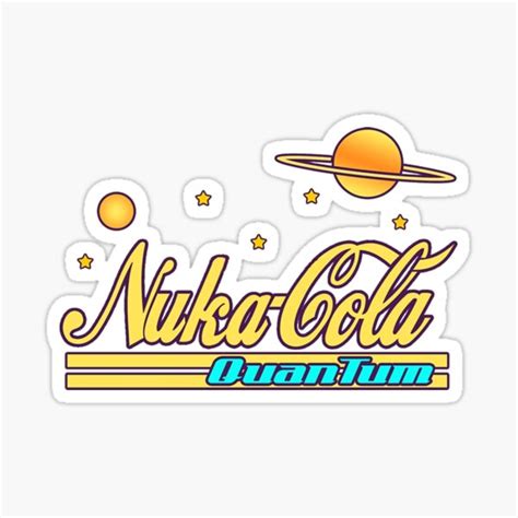 Vintage Nukacola Quantum Logo Sticker For Sale By Erickcrafts Redbubble