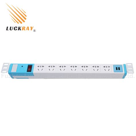 Air Switch And Indicator Light PDU Socket For Cabinet Data Center AC Input Output Switch
