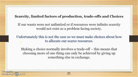 Scarcity Examples In Economics