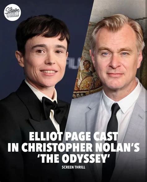 變性人 Elliot Page 參演 Christopher Nolan 新片 The Odyssey Lihkg 討論區