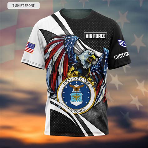 Vtt0404 Customized Us Military T Shirt