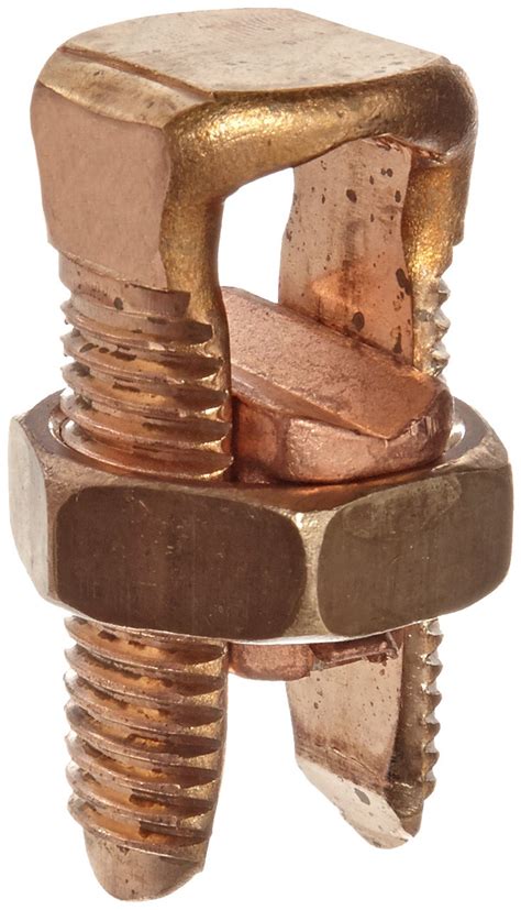 Burndy Ks27 Servit Split Bolt 1 Str 3 0 Str Copper Run And Tap 1 36 Cross Flat 500 In