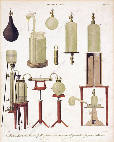 Chemistry Equipment Early 19th Century Stock Image C0135272