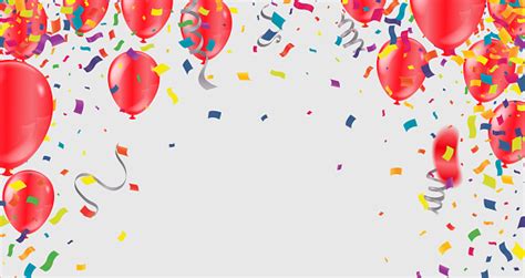 풍선 빨간색과 색종이가있는 그랜드 오프닝 행사 소매 쇼핑 또는 블랙 프라이데이 프로모션 스타일 가위에 대한 스톡 벡터 아트 및