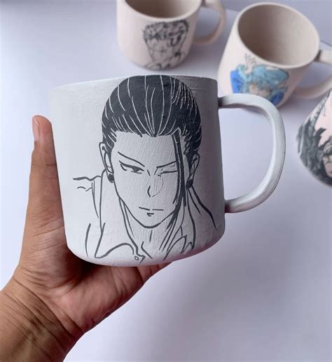 Geto Jjk Anime Mug In 2025 Ceramic Coffee Cups Clay Crafts Ceramics