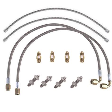 Pantera Stainless Steel Flexible Line Kit For Big Brake Kits