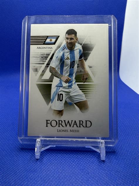 Lionel Messi 2024 Futera Unique World Football Hg078 Heritage Diamond