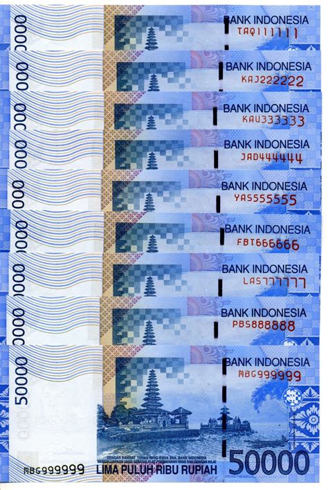 Info Bolu Nomorseri Uang Kertas Indonesia Tercantik
