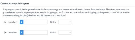 A Hydrogen Atom Is In The Ground State It Absorbs