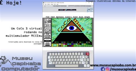 O Computador Tandy Color Computer 3 De 1986 Mcc Museu Capixaba Do Computador