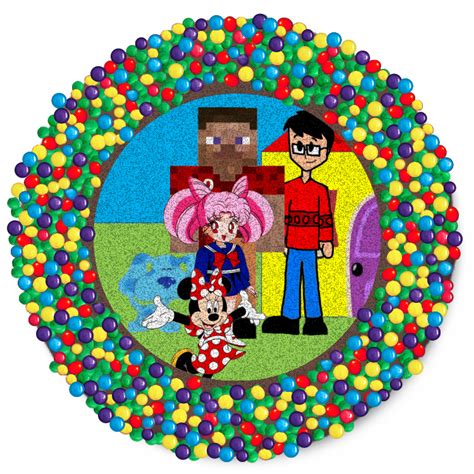 Doodlebops Minnies Clues And You Oreo Cookie Abstract Art Wallpaper Art Wallpaper Minnie