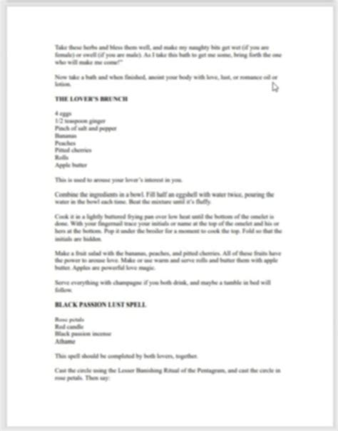 Erotic Spell Sex Spell Love Spell Lust Spell Book Of Shadows Etsy