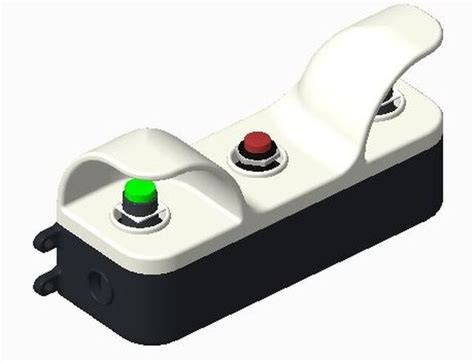 Push Button Mounting Box Download Free 3d Model By Paveenkumar Cad Crowd