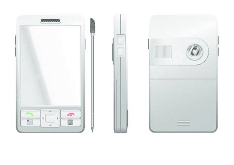 Vector Illustration Of Gray Pda Icon Gprs Illustration Vector Icon