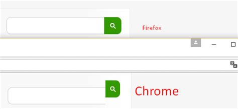 Html Button Height In Chrome Breaks Alignment Stack Overflow