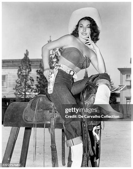 Publicity Portrait Of Actor Mara Corday In A Sultry Position Dressed