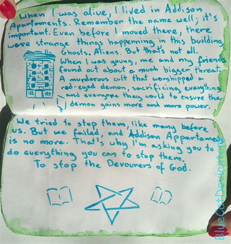 Sally Face Custom Notebook Page 4 By Bluecatdeviantart On Deviantart