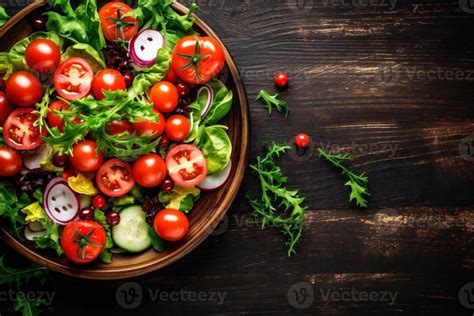 Vegetable Vegetarian Diet Green Background Dark Food Healthy Salad
