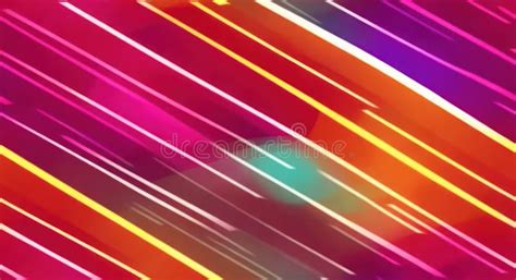 Abstract Colorful Speed Background With Lines In Shape Of Track Turn Stock Illustration