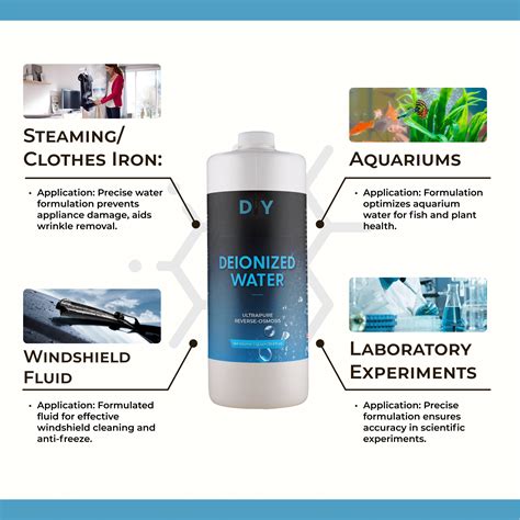 Deionized Water Di Water Industrial And Manufacturing Diy Chemicals