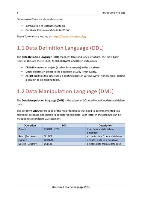 SQL Tutorial PDF Master The Fundamentals Of Database Querying Connect 4 Techs