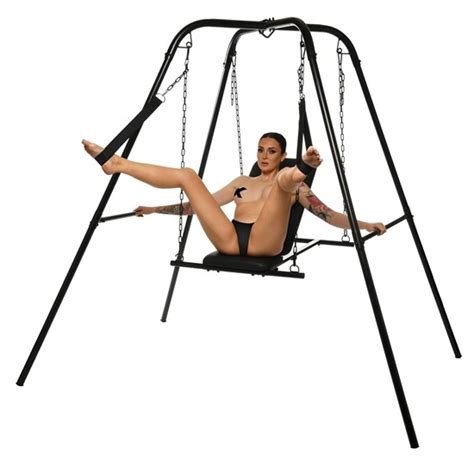 Master Series Throne Adjustable Sex Sling With Stand STO