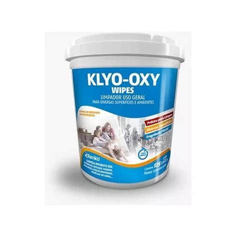 Klyo Oxy Wipe C 125un De Panos Umedecidos Fragrância Floral