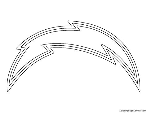 Chargers Coloring Pages Coloring Nation