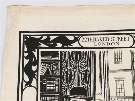 Stuart Morris Textiles Sherlock Holmes Cotton Hand Towel Ebth