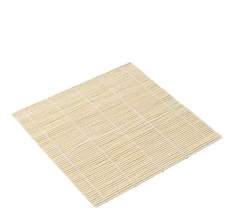 Tapete Para Sushi 24 X 24 Cms De Bambu 2 Pzas Envío Gratis