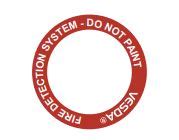 Sampling Point Label RED Per Sheet Of Fire Safety WA
