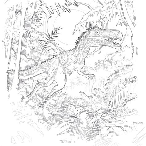 Indoraptor Jurassic World Coloring Pages Coloring Pages Mimi Panda