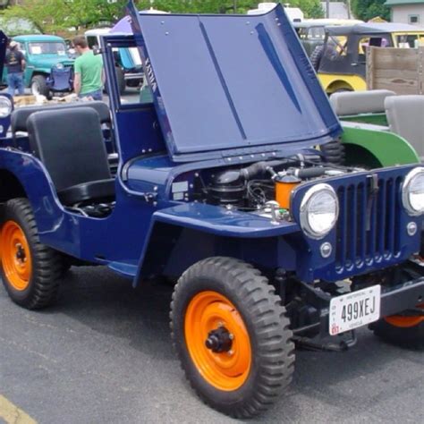 Cj2a Willys Jeep Normandy Blue Willys Jeep Vintage Jeep Jeep Cj