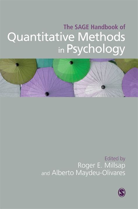 The Sage Handbook Of Quantitative Methods In Psychology Sage Handbooks Millsap Roger E