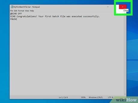 How To Create A Batch File In Windows With Pictures WikiHow Tech