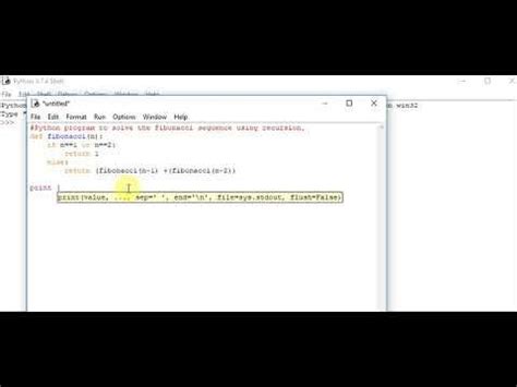 Solving The Fibonacci Sequence With Python