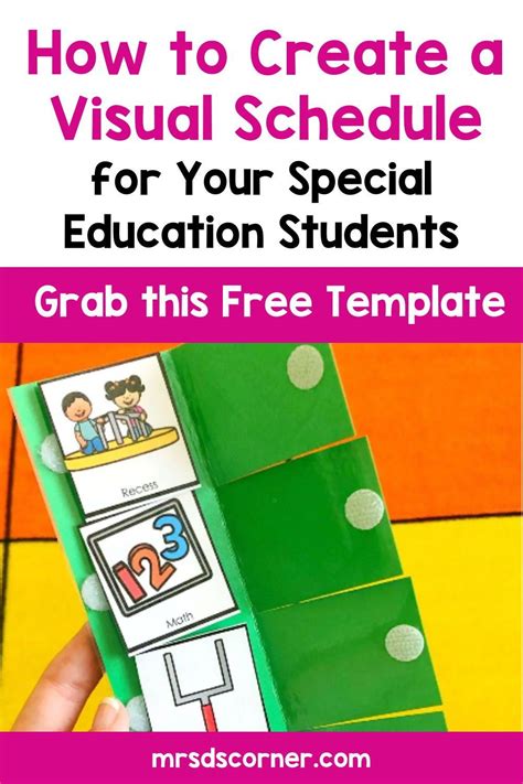 Visual Schedules In The Special Education Classroom Artofit