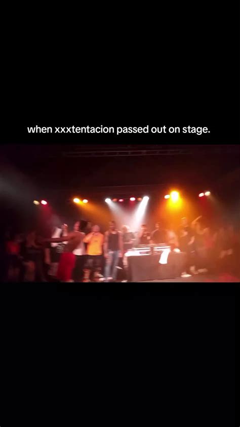 When Xxxtentacion Collapsed On Stage Shocking Moment Tiktok