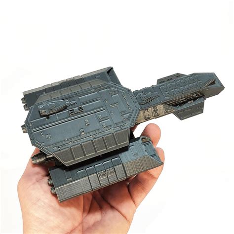 Daedalus Class Star Cruiser Model 3d Printed Sci Fi Spaceship