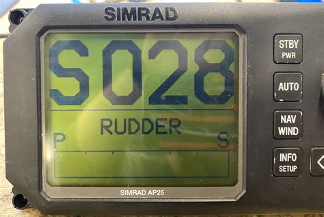 Simrad Ap25 Autopilot Control Head 22087811 Rebuilt Lcd Max Marine