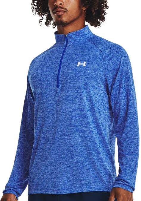 tričko s dlhým rukávom under armour ua tech 2 0 1 2 zip blu