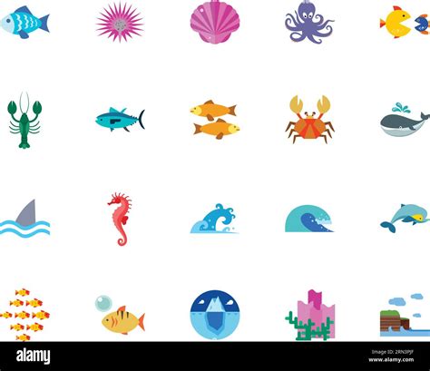 Ocean Icon Set Stock Vector Image And Art Alamy