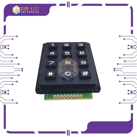 4x3 Keypad Matrix Black Shopee Philippines
