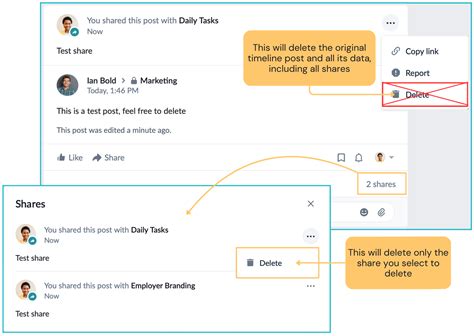 Deleting Timeline Posts Haiilo Support Center