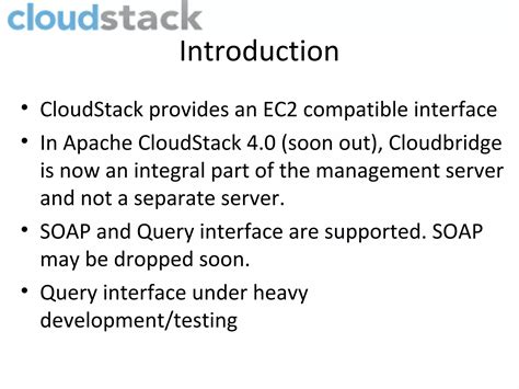 Cloudstack Ec2 Configuration Ppt Cloud Computing Internet