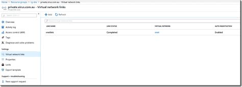 Configuring Azure Private DNS Sysops