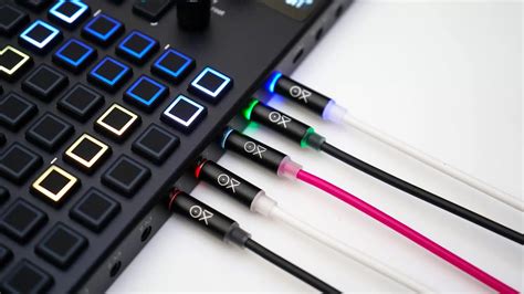 Glows Led Eurorack Patch Cables 5 Pieces Oxi Instruments Glows Led Eurorack Patch Cables 5 Pieces Oxi Instruments