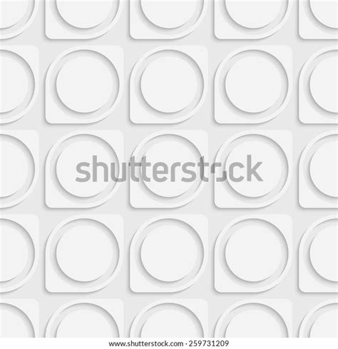 Seamless Circle Ring Pattern Vector Soft Stock Vector Royalty Free 259731209 Shutterstock