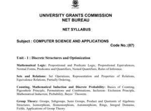 UGC NET Computer Science Syllabus 2025 Check Exam Pattern