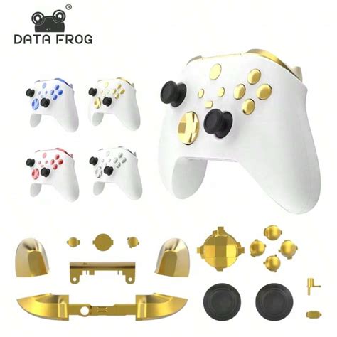 data frog solid plating rb lb bumper rt lt trigger buttons mod kit for xbo x series x s